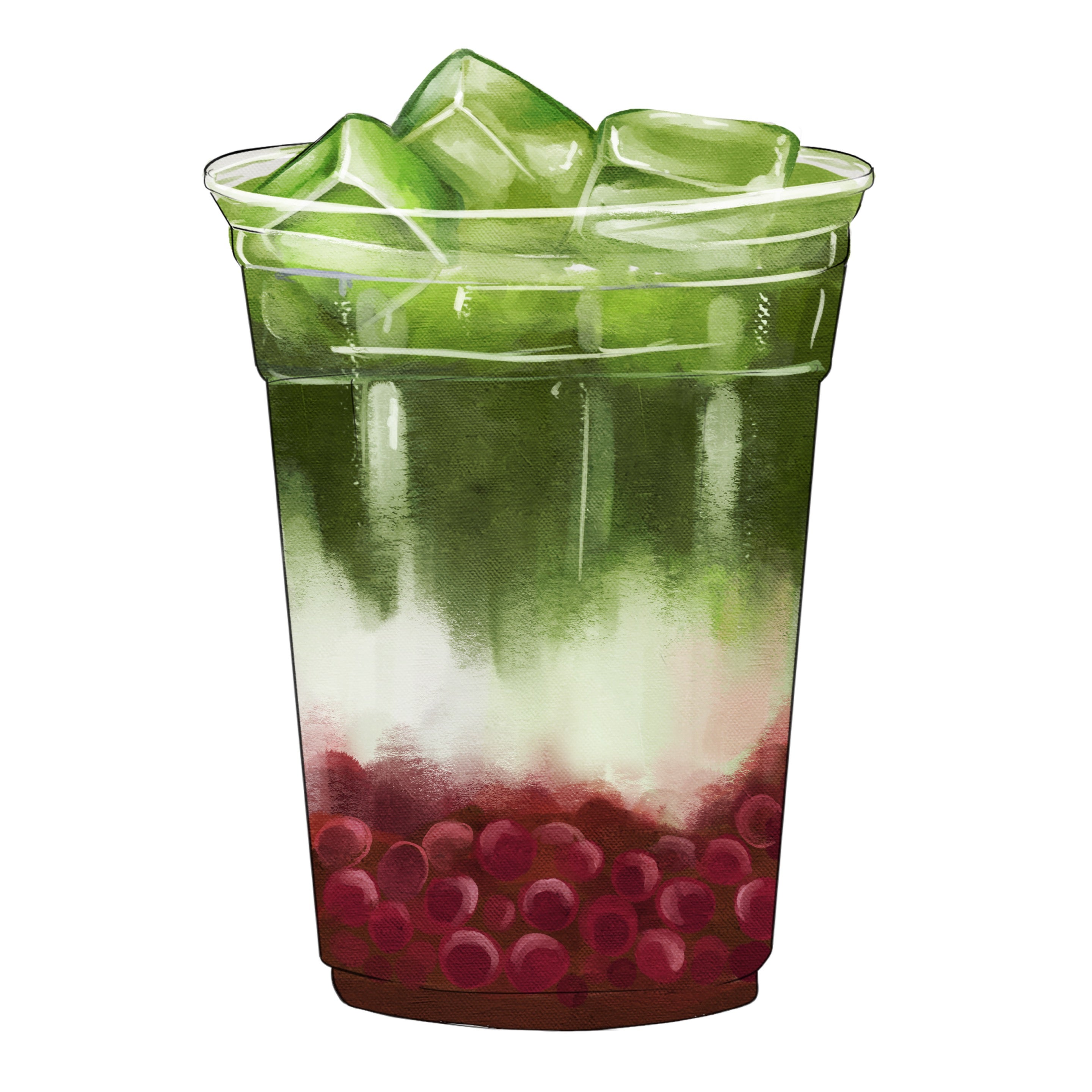 Matcha Azuki Latte | Kiss of Matcha