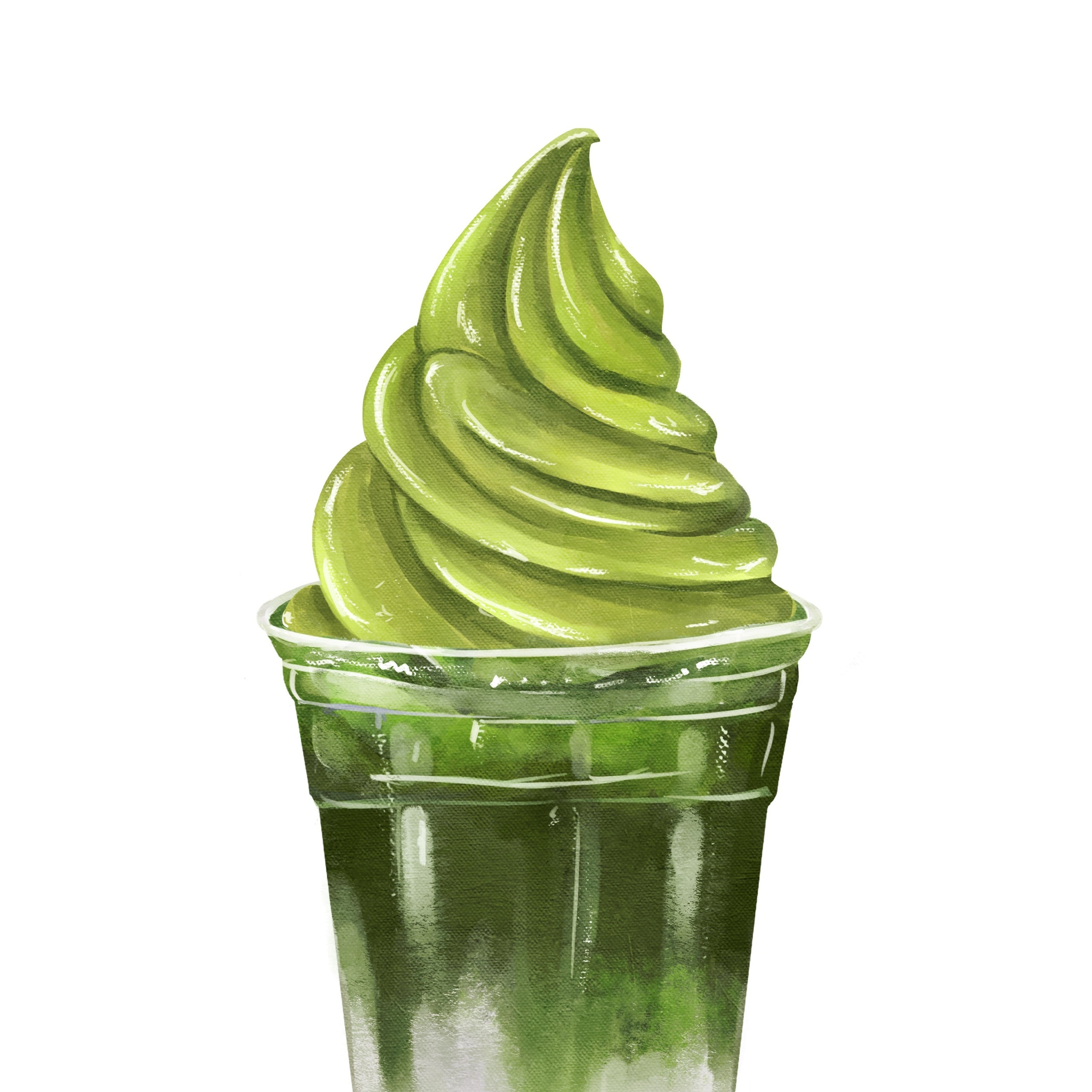 Matcha Latte Float w/Soft Serve | Kiss of Matcha