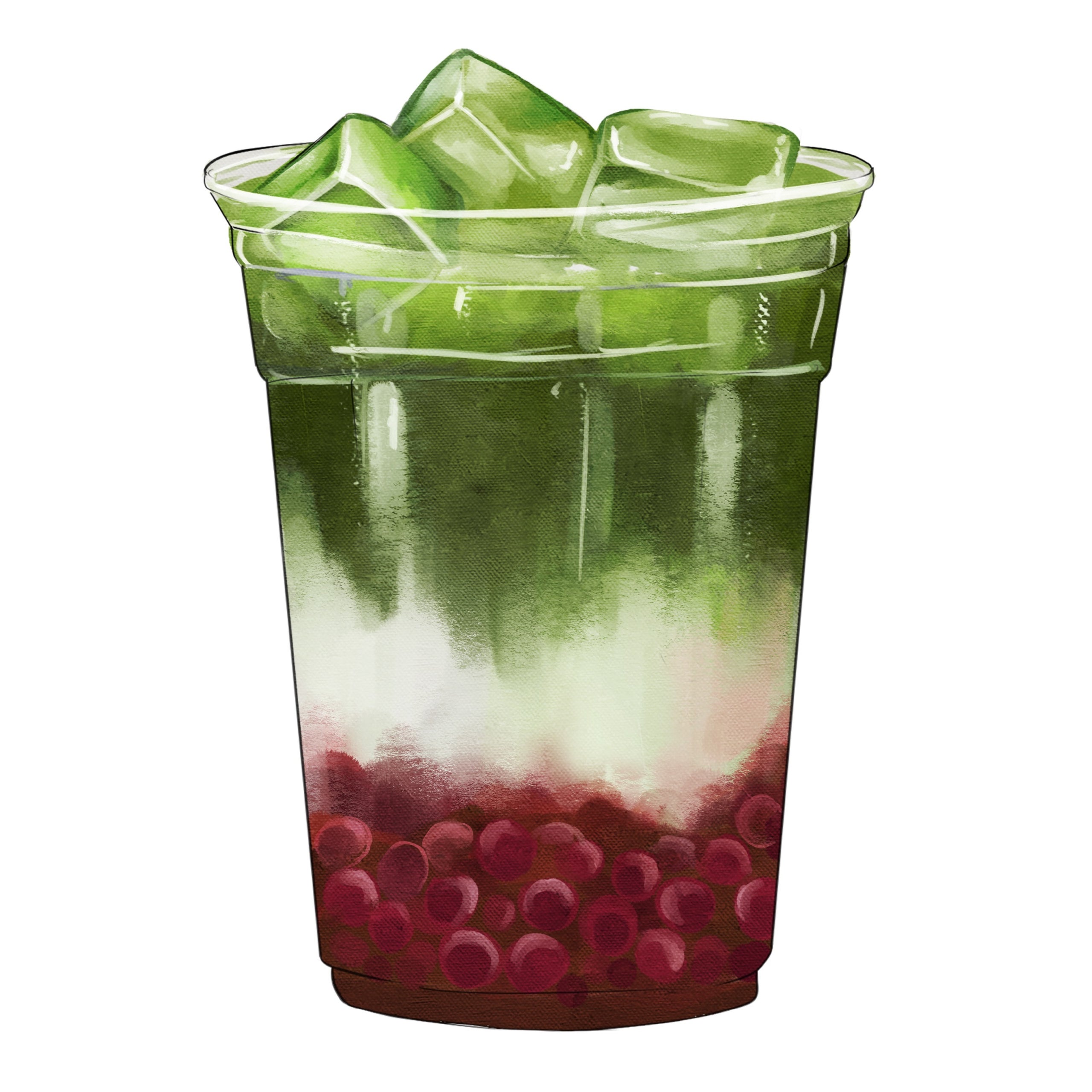 Matcha Azuki Latte | Kiss of Matcha