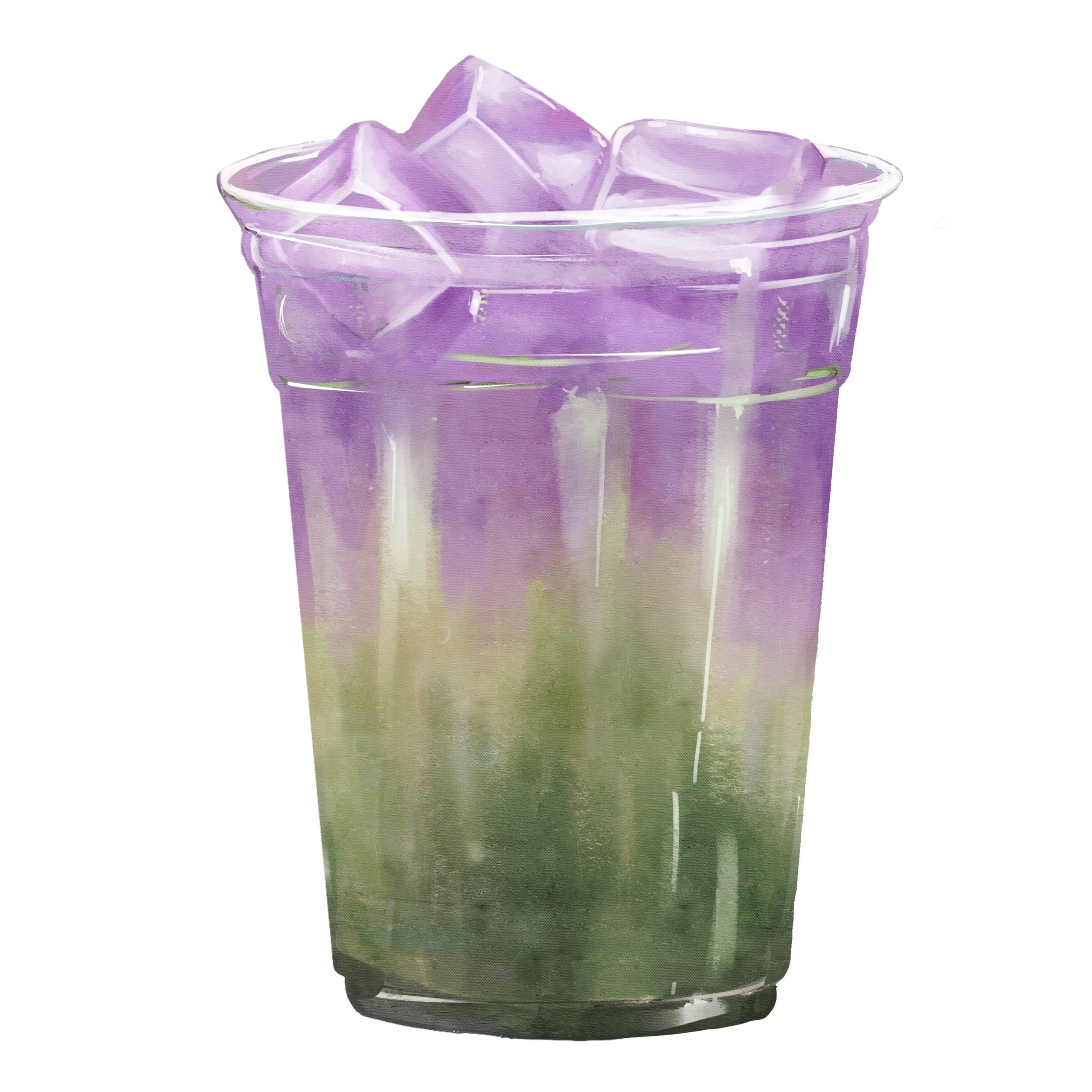 Matcha Ube Latte | Kiss of Matcha